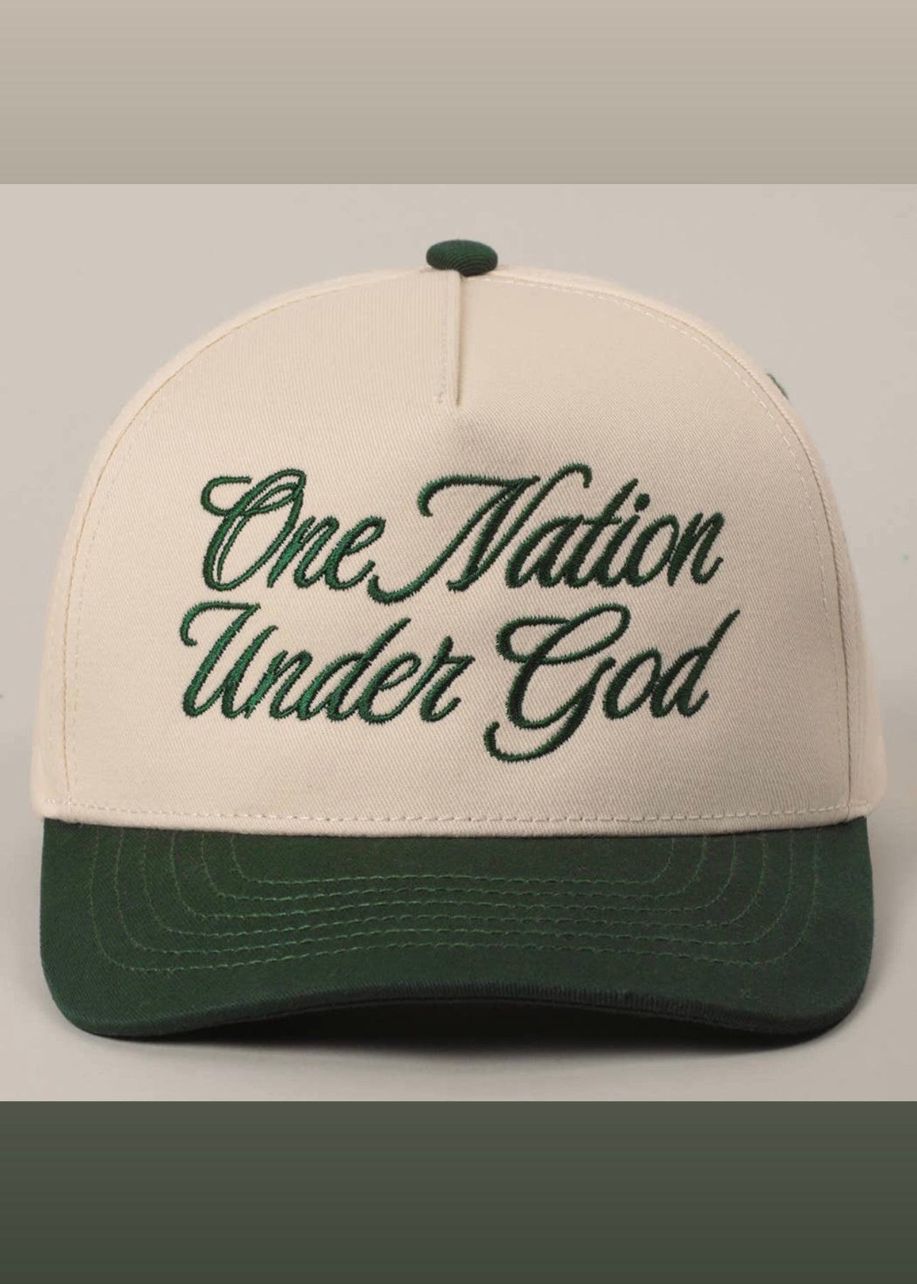 One Nation Under God Two-Tone Trucker Hat – The Collective Redlands