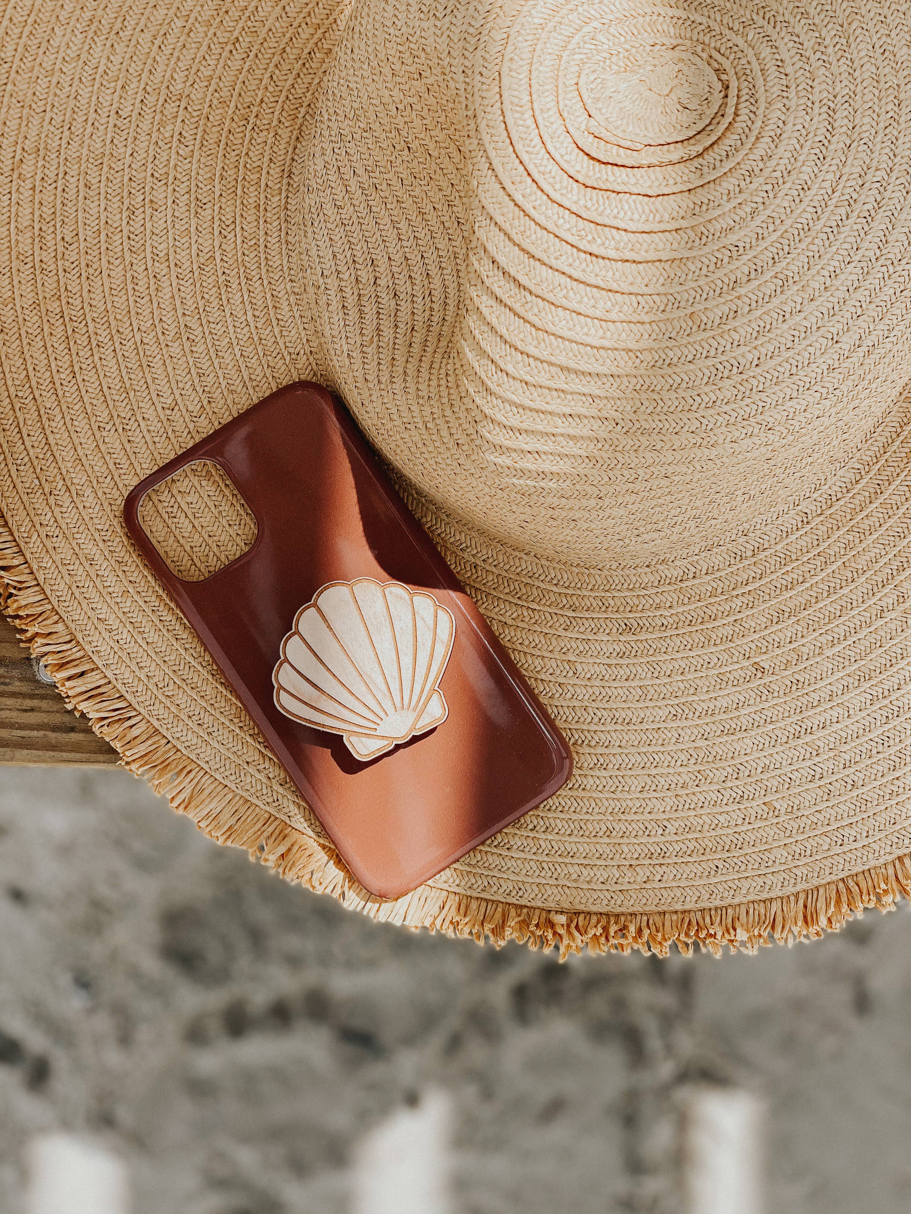Wood Seashell Pop Socket – The Collective Redlands